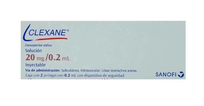 CLEXANE SOL INY 20 MG/0.2 ML C/2 JERINGAS PRELLENADAS ENOXAPARINA ...