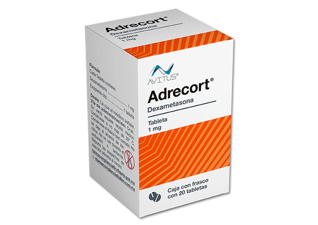 DEXAMETASONA 1 MG C/20 TAB ADRECORT LAB AVITUS | Website Farmacias Lolyta