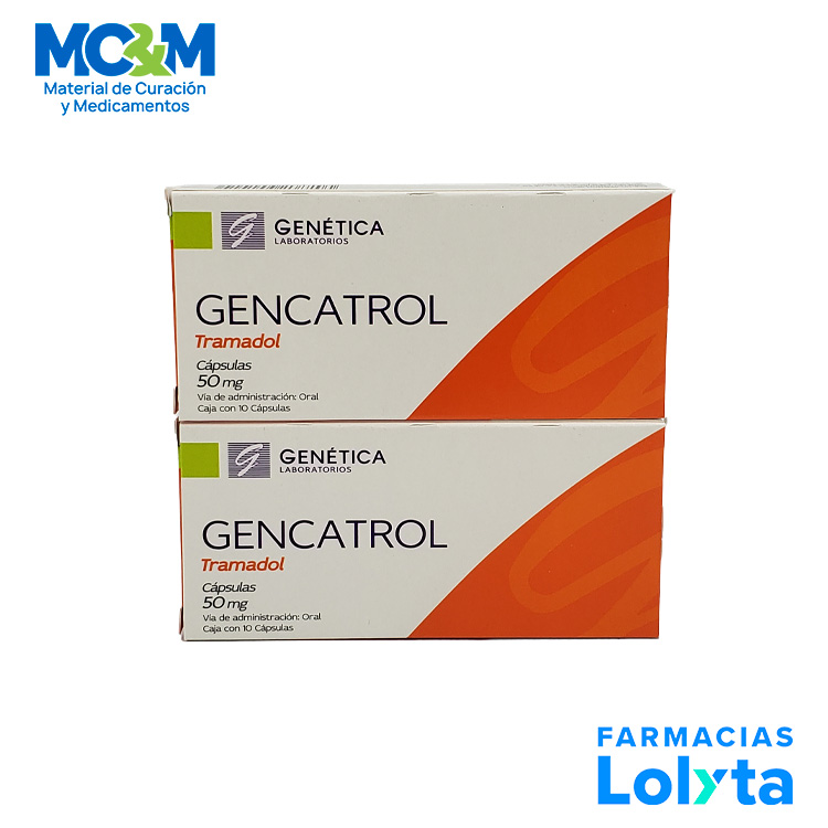 TRAMADOL 50 MG C/10 CAPSULAS GENCATROL LAB GENETICA | Website Farmacias ...