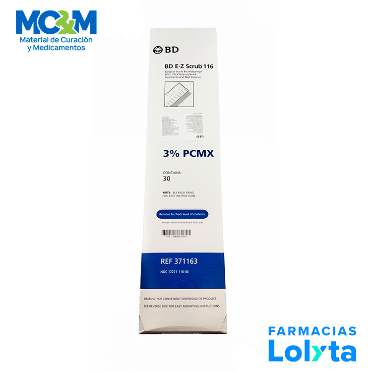 CEPILLO QUIRURGICO CON JABON C/30 PZAS REF 371163 BD | Website ...