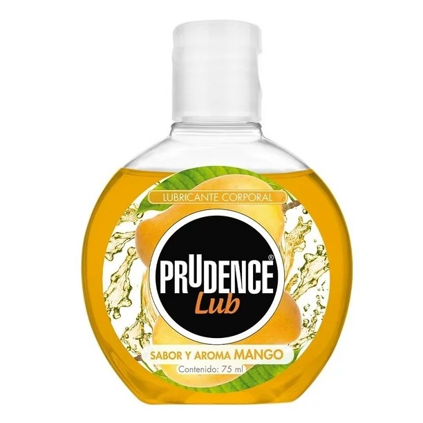 PRUDENCE LUB 75 ML SABOR Y AROMA MANGO LUBRICANTE CORPORAL LAB DKT ...